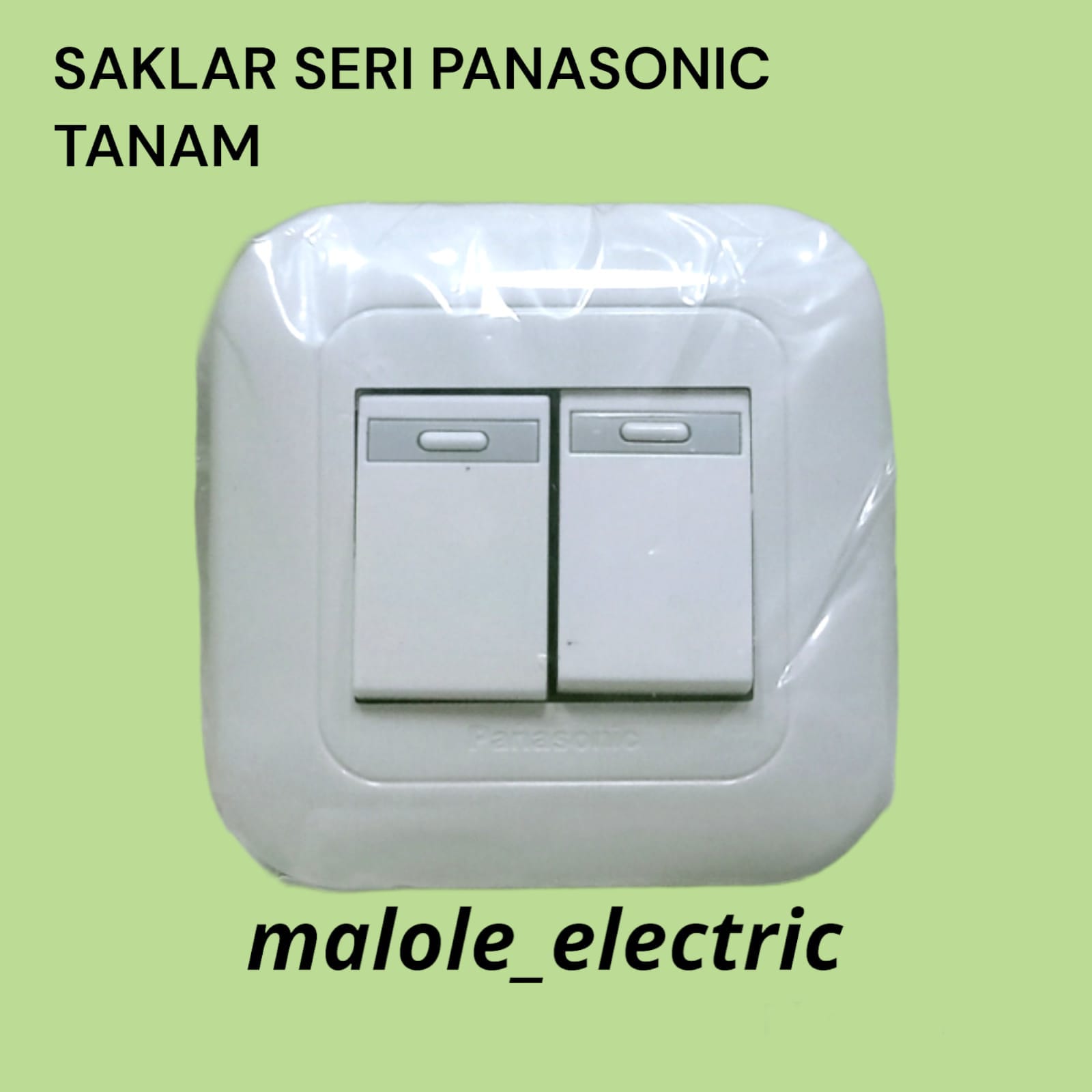 Saklar Seri Panasonic Tanam / Saklar Ganda / Double Switch Panasonic ...