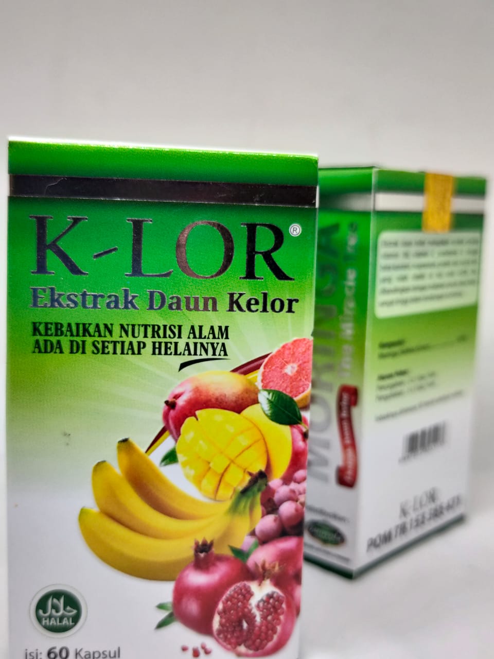 2 botol K-LOR Ekstrak Daun Kelor / Klor / K-lor 60 kps | Lazada Indonesia