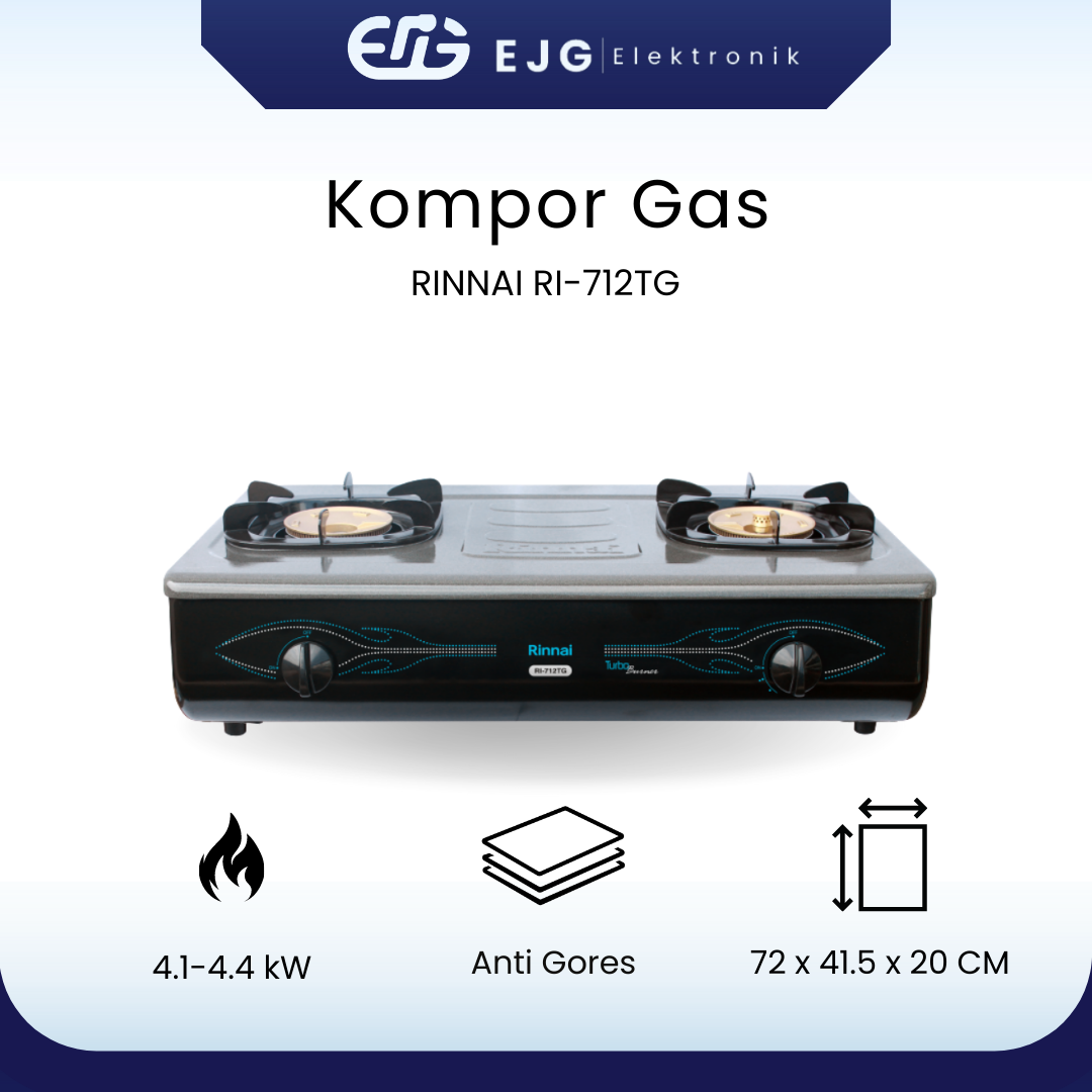 RINNAI KOMPOR DUA TUNGKU - RI 712 TG | Lazada Indonesia