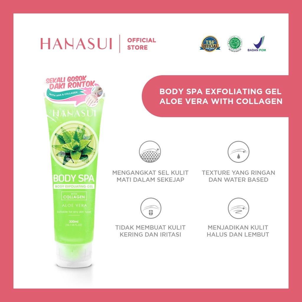 HANASUI BODY SPA | BODY EXFOLIATOR GEL | BODY SCRUB | LULUR BADAN ORI ...