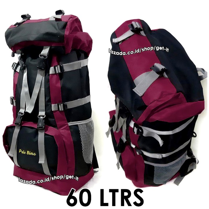 Carrier 60 Liter Besar Bima - Tas Kemping 60 liter Pria Wanita terbaru ...
