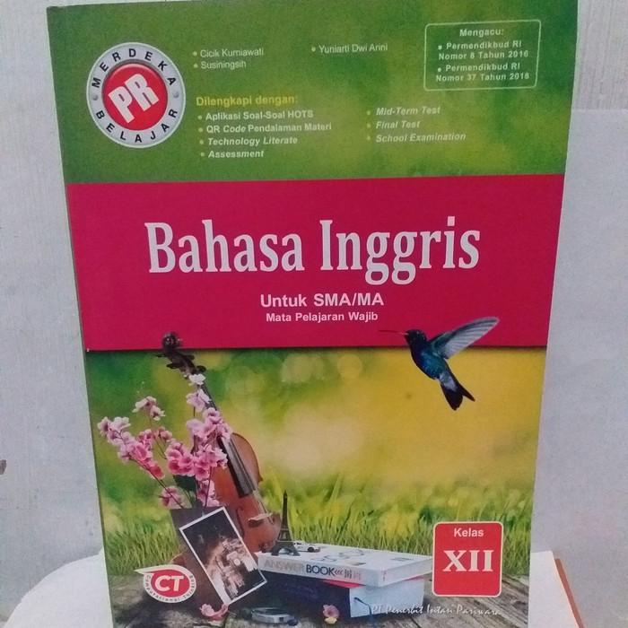 Buku PR Bahasa Inggris Wajib Untuk SMA/MA Kelas XII Intan Pariwara ...