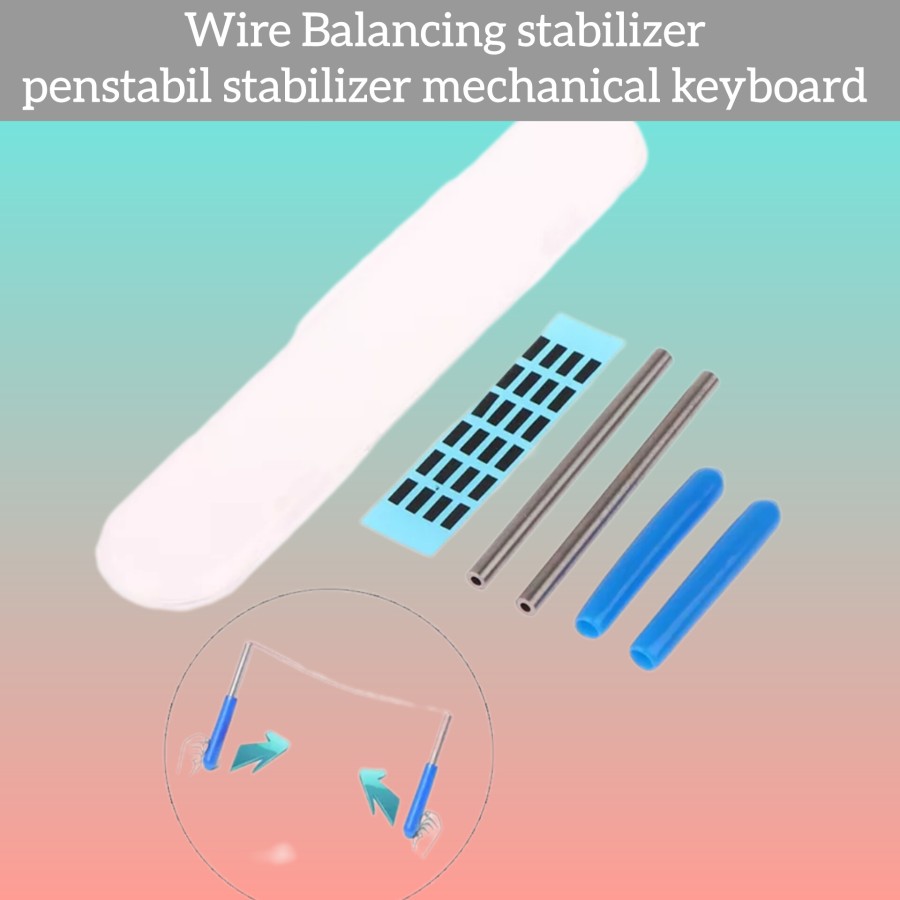 MECHANICAL KEYBOARD Stabilizer Straightener tool wire balance KIT ...