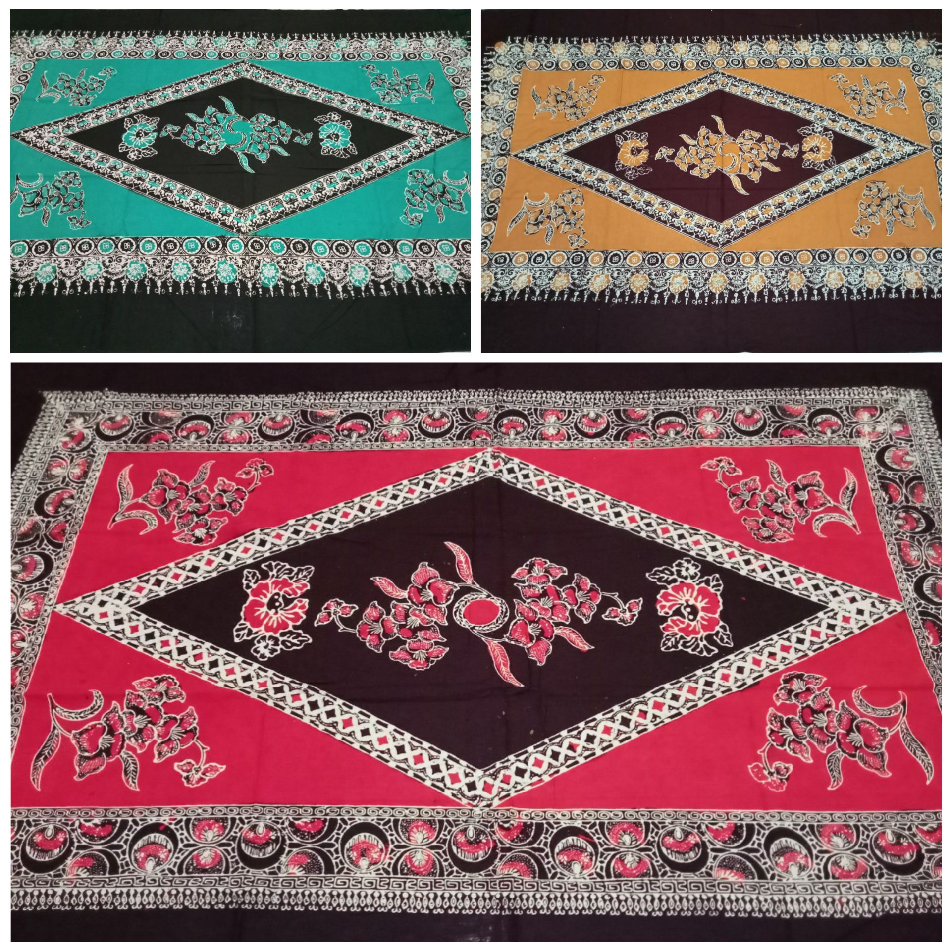 Taplak Meja Makan Batik 4 - 6 Kursi Batik Cap Asli Pekalongan | Lazada ...