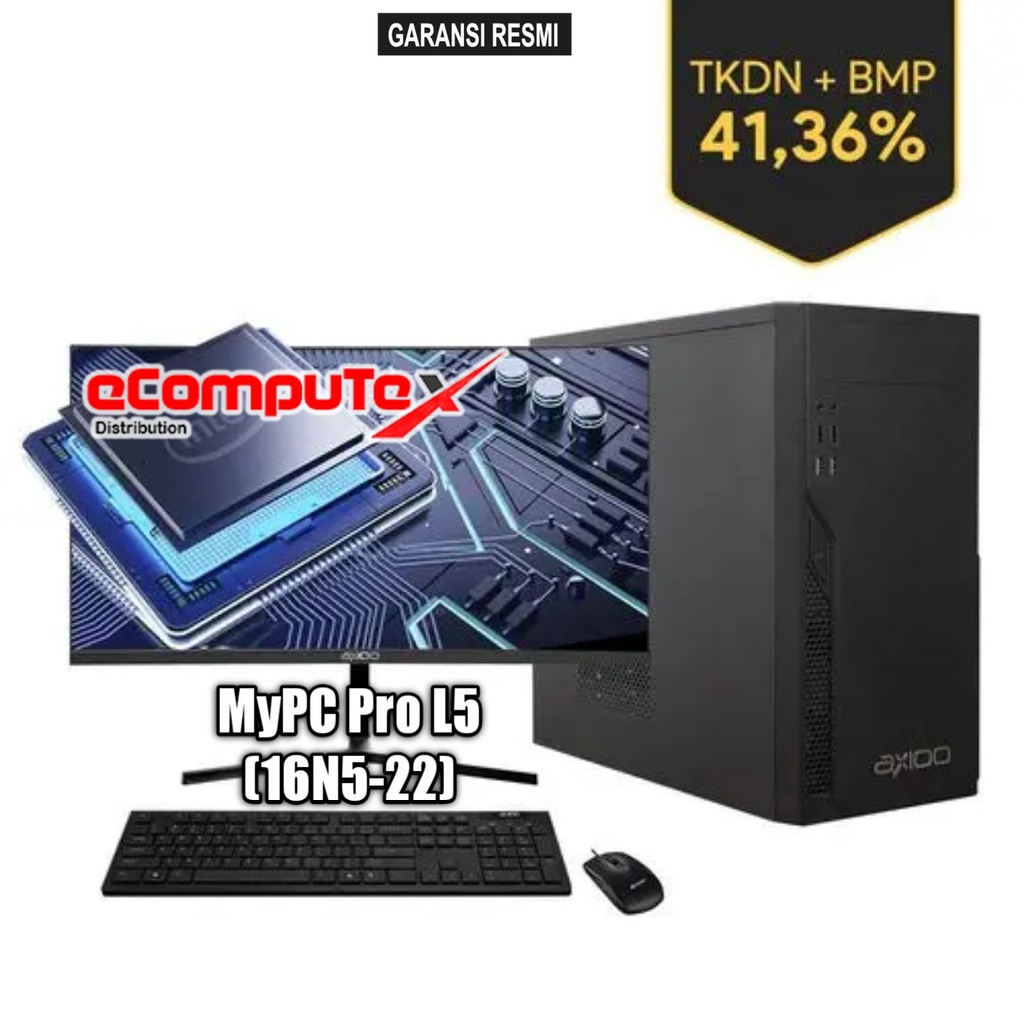 Pc Desktop Axioo Mypc Pro L5 16n5 22 I5 Ram 16gb Tkdn Garansi Resmi Lazada Indonesia