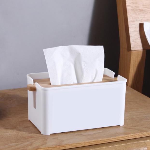 Kotak Tempat Tissue Box Meja Kantor Kamar Mandi Container Serbaguna ...