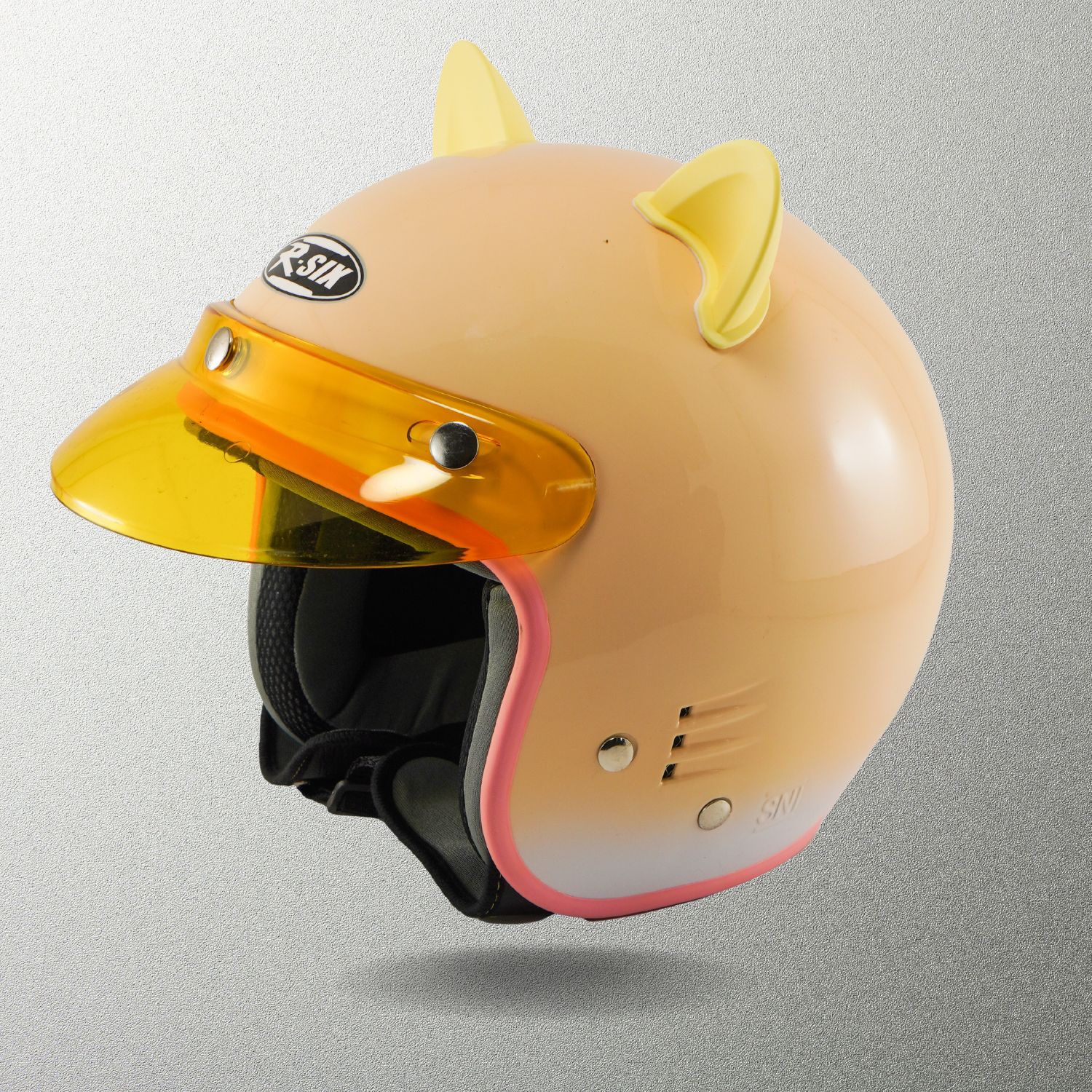 HELM BOGO DEWASA PRIA WANITA MODEL KUPING KUCING LUCU SNI | Lazada ...