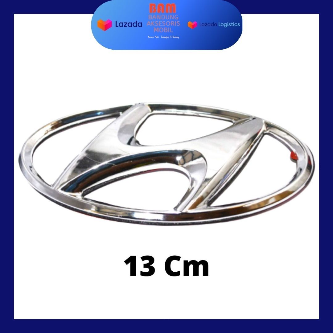 Emblem Logo Mobil Hyundai Chrome | Lazada Indonesia