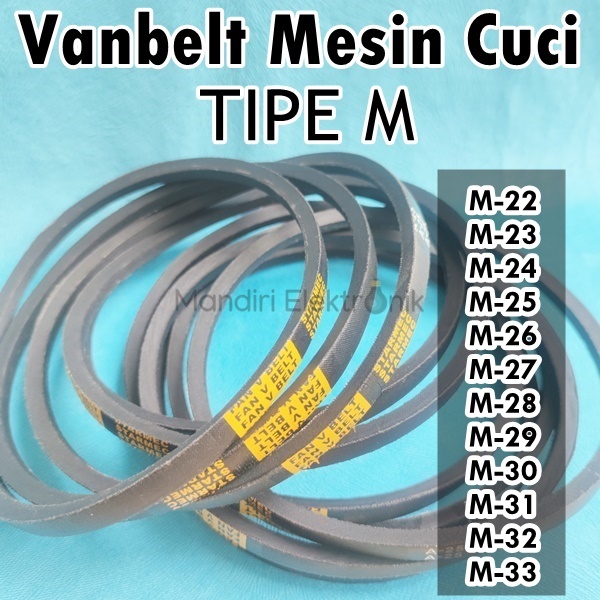 Vanbelt Size M Mesin Cuci Multi Fanbel Pambel Fanbelt Fan V Belt VBelt ...