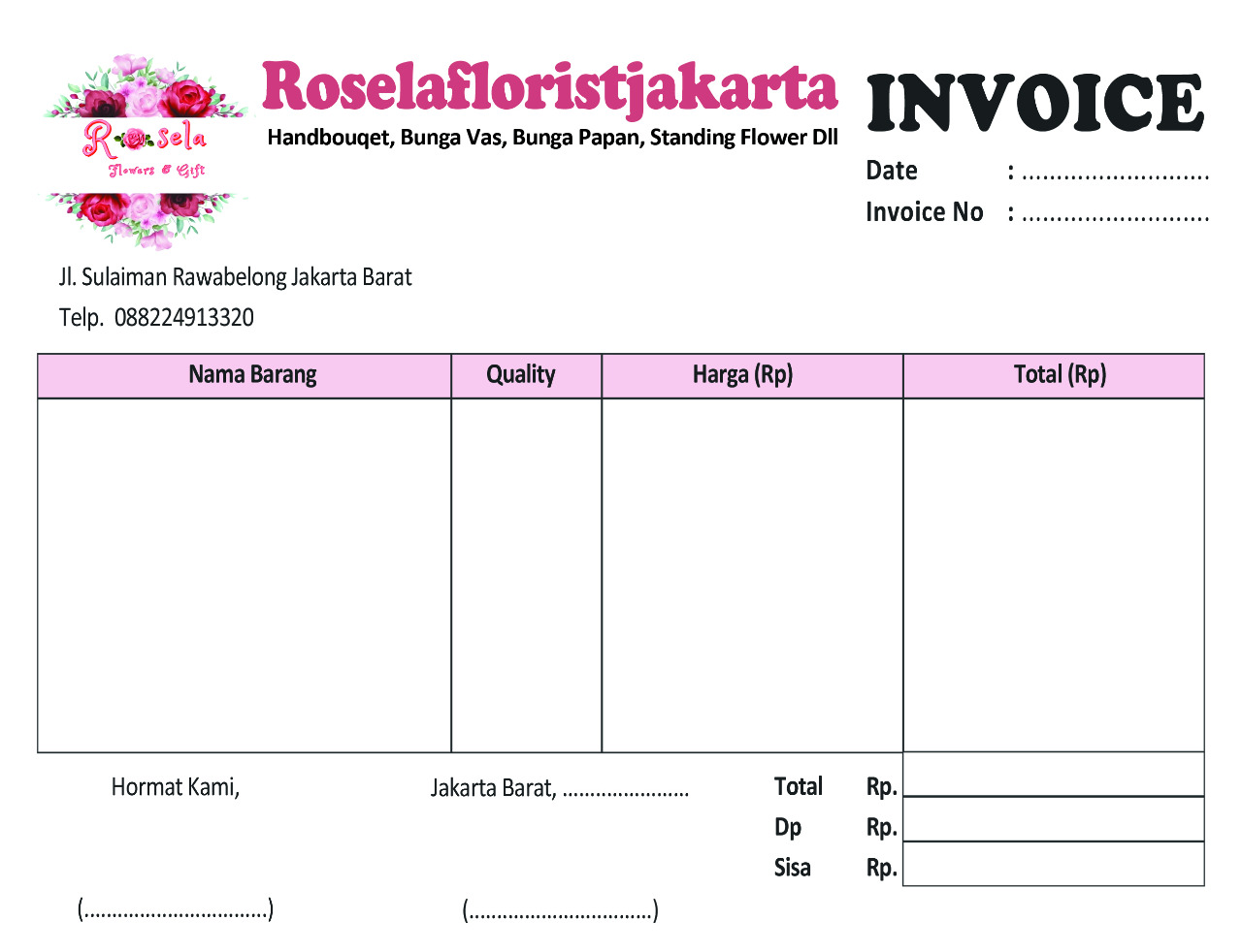 cetak nota 2ply ukuran 1/2 folio 21.5 x 16,5 bon loundry nota loundry ...