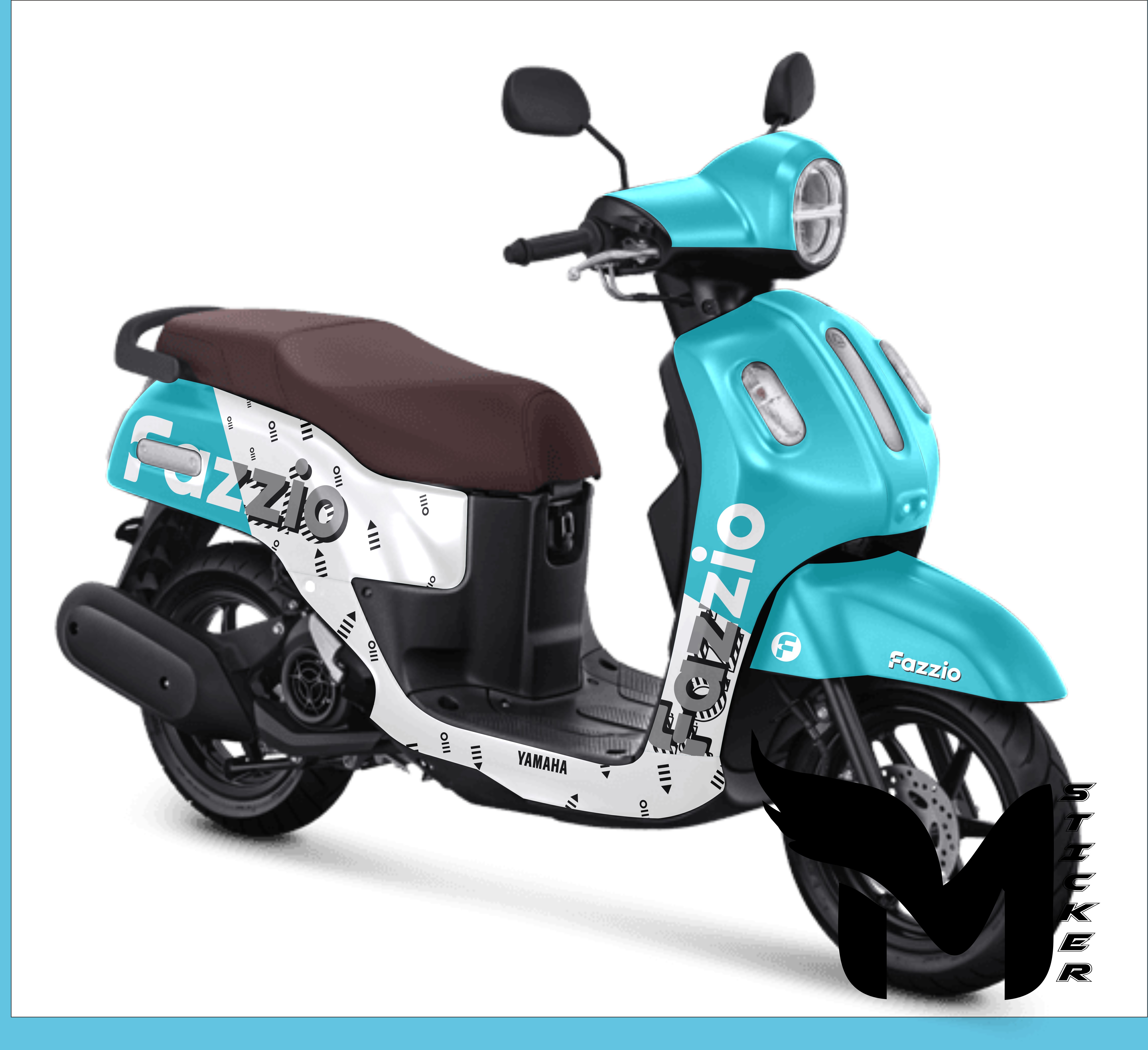 Decal FAZZIO Stiker Fullbody YAMAHA FAZZIO 2022 Classio | Lazada Indonesia