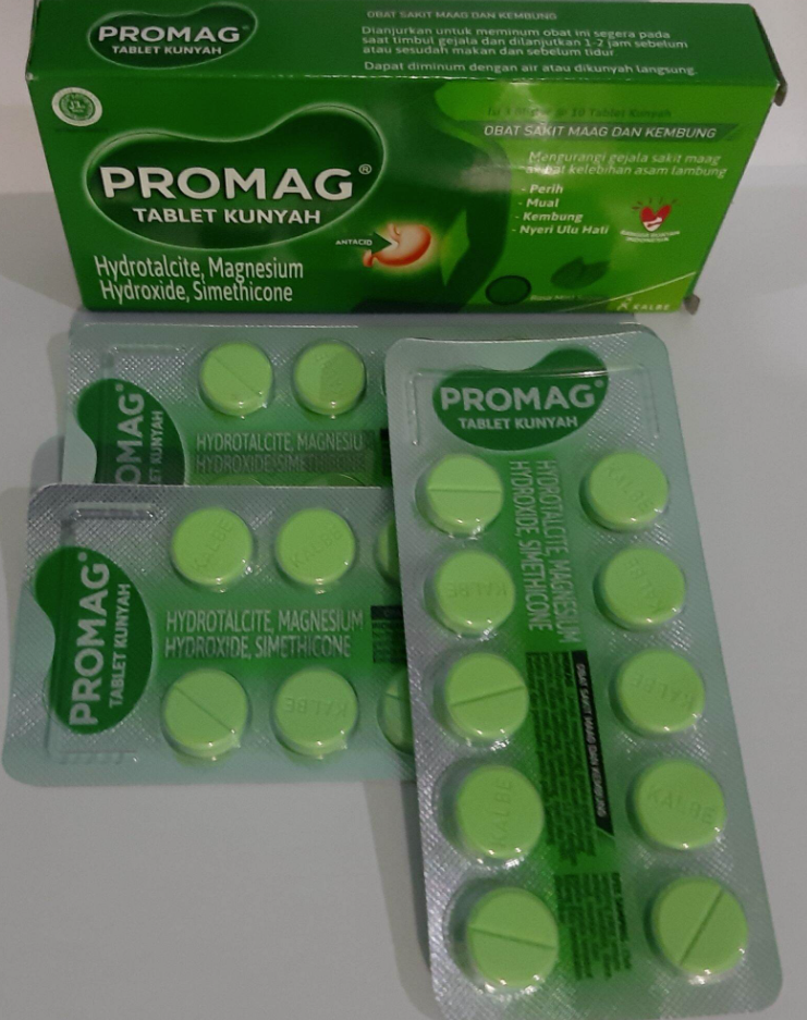 Promag 1 Strip Isi 10 Tablet / Maag / Asam Lambung / Promag tablet ...