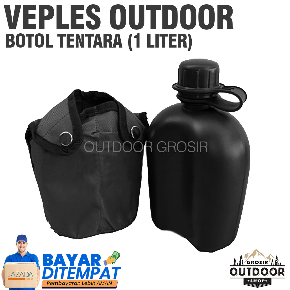 Tempat Air Minum Survival Outdoor Kapasitas 1 liter - Veples - Velves ...