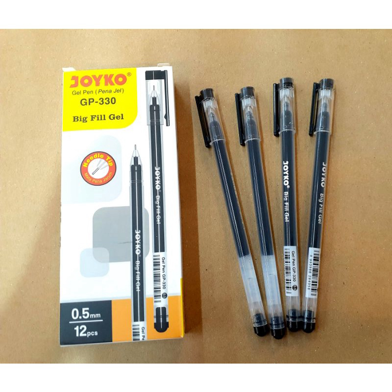 (1PAK ISI 12PCS)JOYKO BALLPOINT GEL PEN GP-330 | Lazada Indonesia