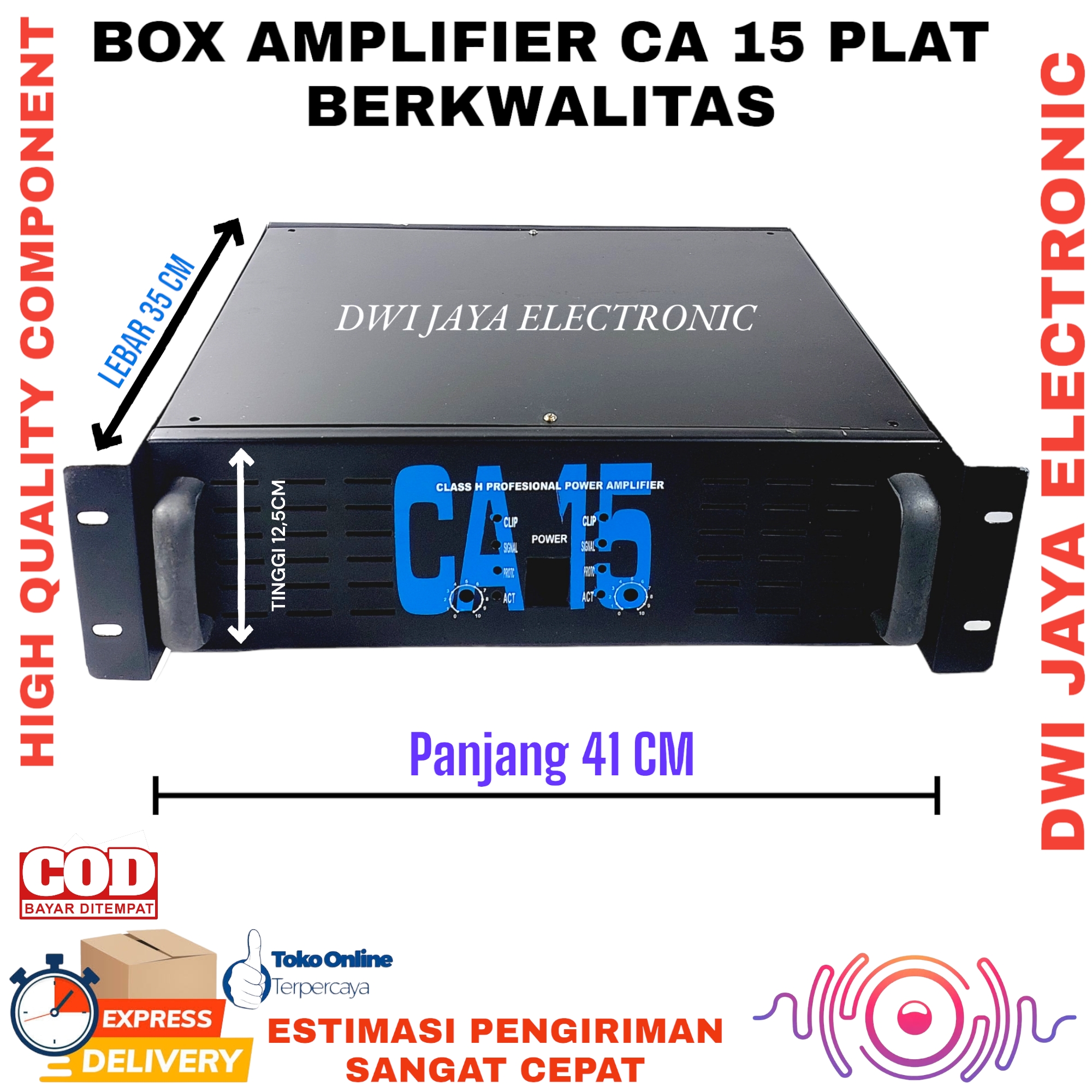 BOX POWER AMPLIFIER 3U CA 15 | Lazada Indonesia