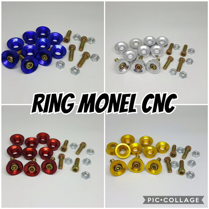 Ring Baut Monel variasi FULL CNC - silver tnp baut - Little Part ...