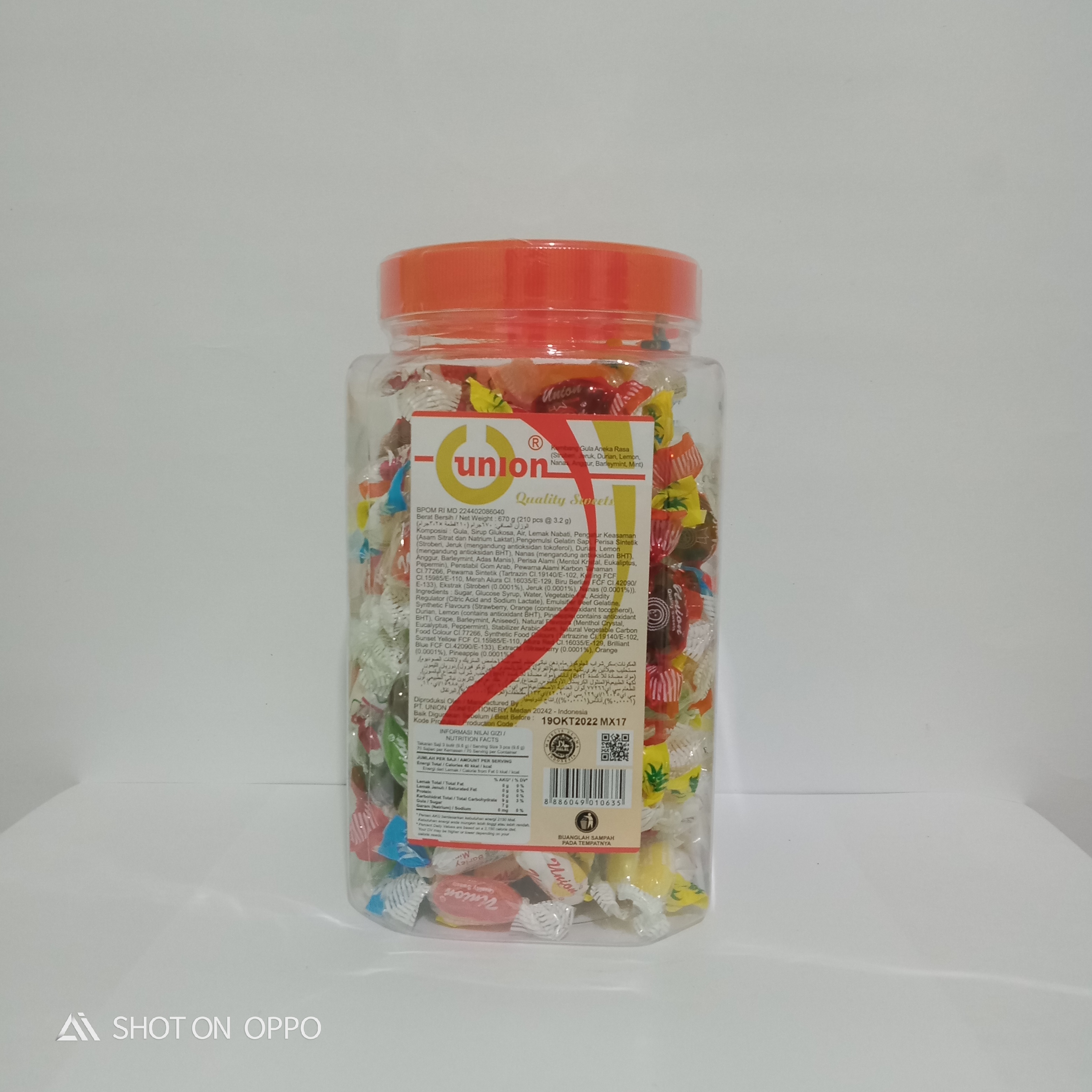 PERMEN UNION ANEKA RASA BUAH ISI 210 PCS | Lazada Indonesia