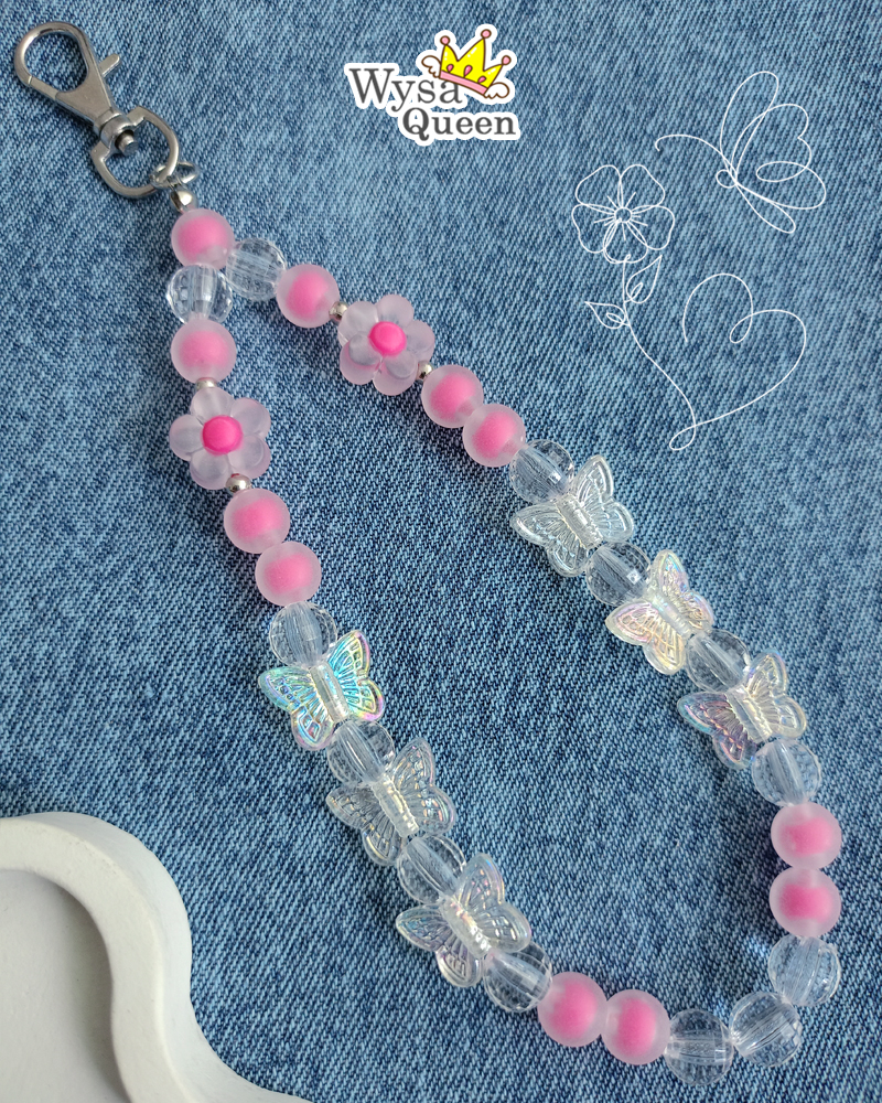 Phone Strap Korea Gantungan Hp Manik Kupu | Lazada Indonesia