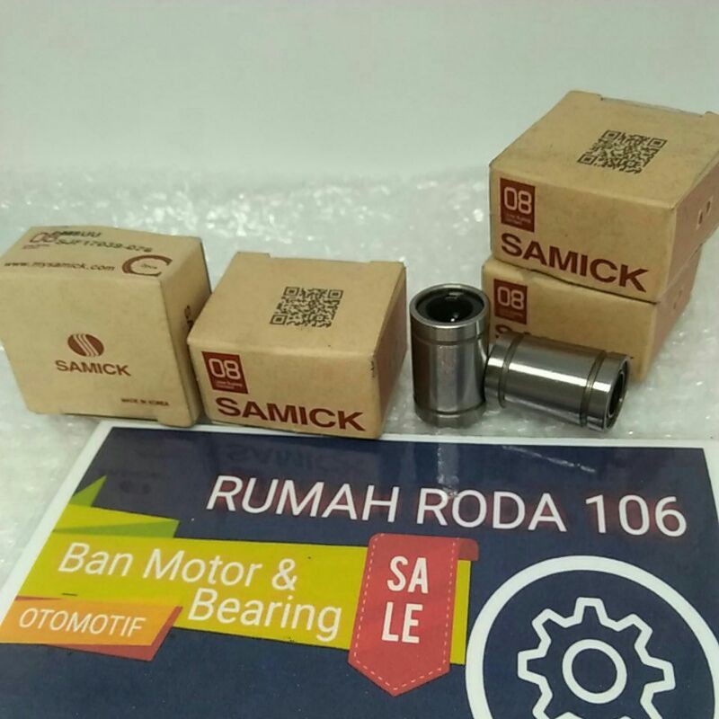Linear bearing LM 8 UU samick LM8UU | Lazada Indonesia