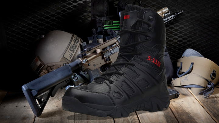 sepatu safety boot arboo PDL MILITER 5.11 SWAT ARMY Kulit Sapi Asli ...