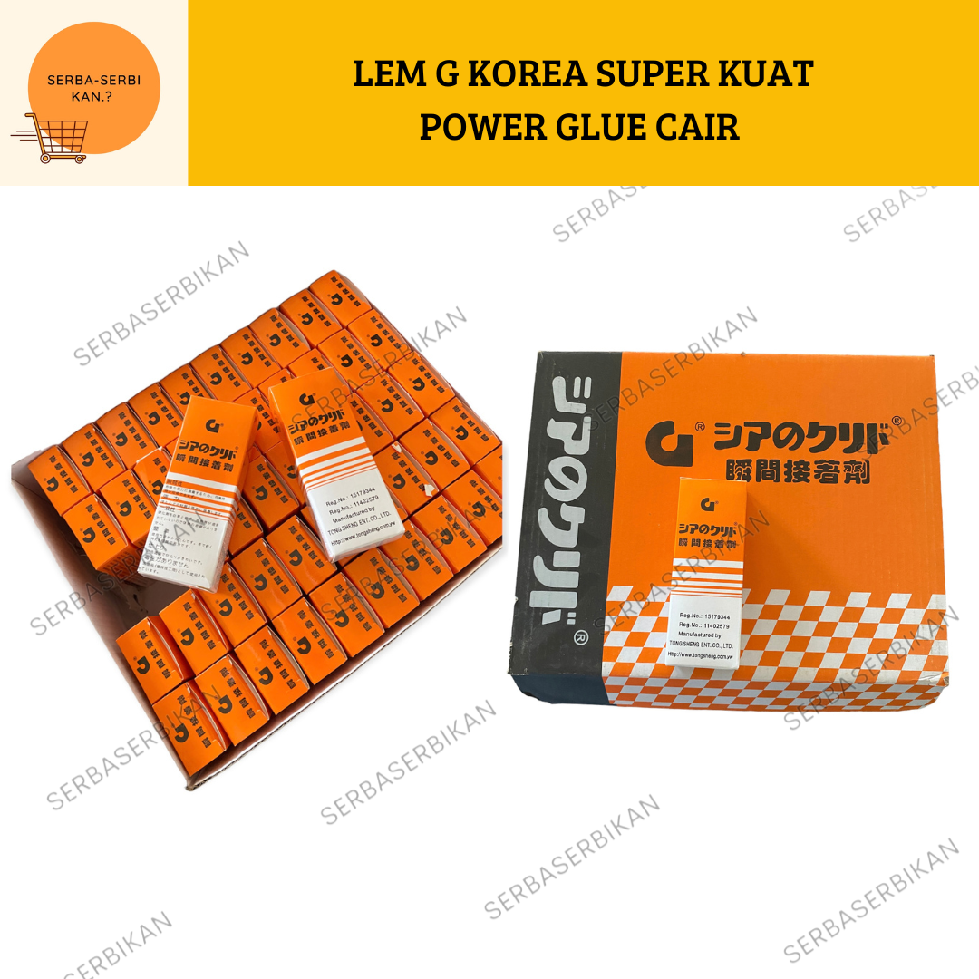 LEM G KOREA LEM SUPER GLUE LIM BESI KAYU KERAMIK KACA | Lazada Indonesia
