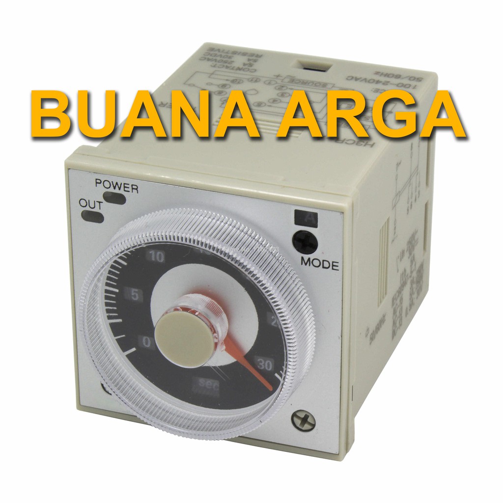 Fort H3CR-A8 Analog Timer 24-220VAC/DC / 12-48VAC/DC 50-60 Hz | Lazada ...