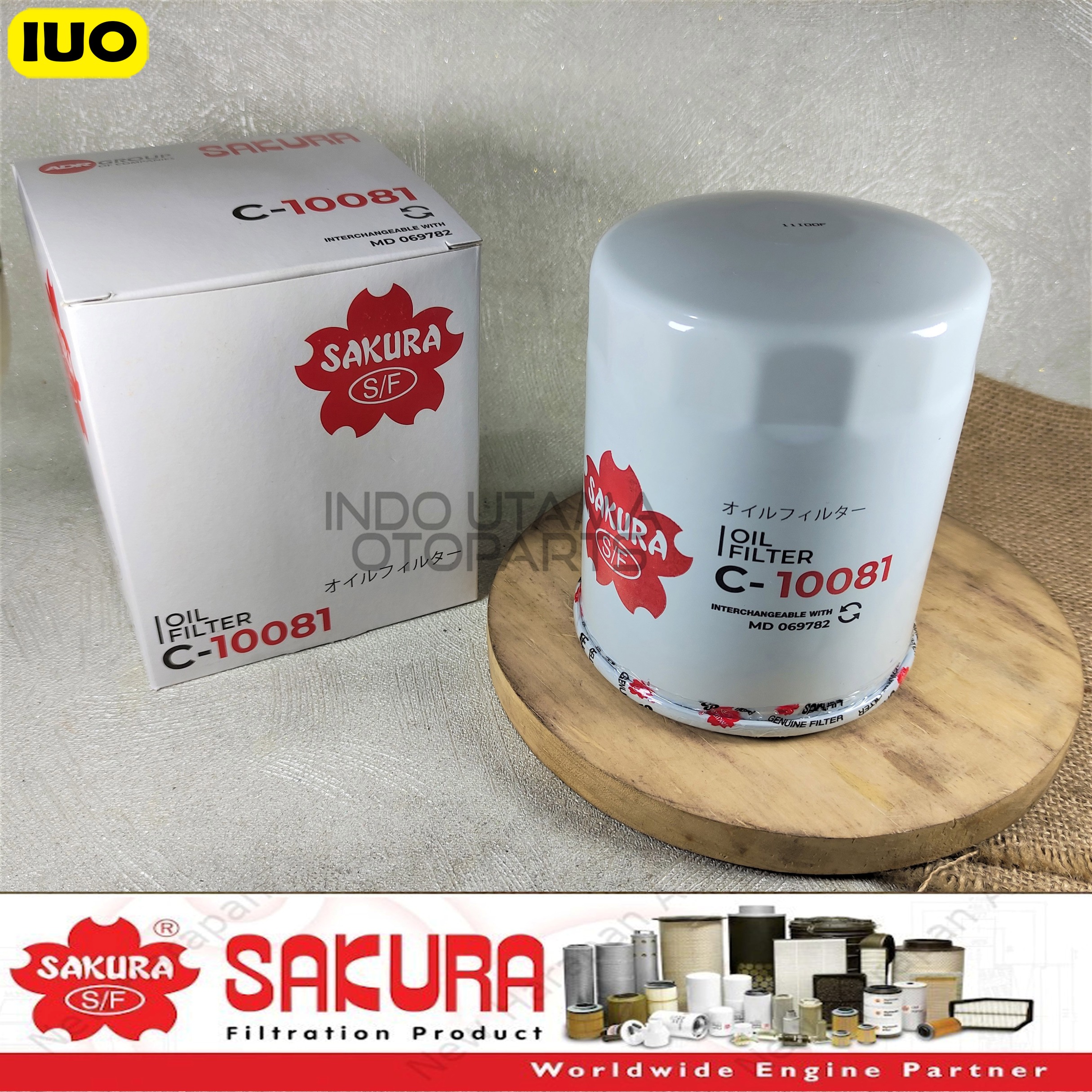 SAKURA Filter Oli L300 Diesel Kuda Pajero Sport Triton C-10081 | Lazada ...