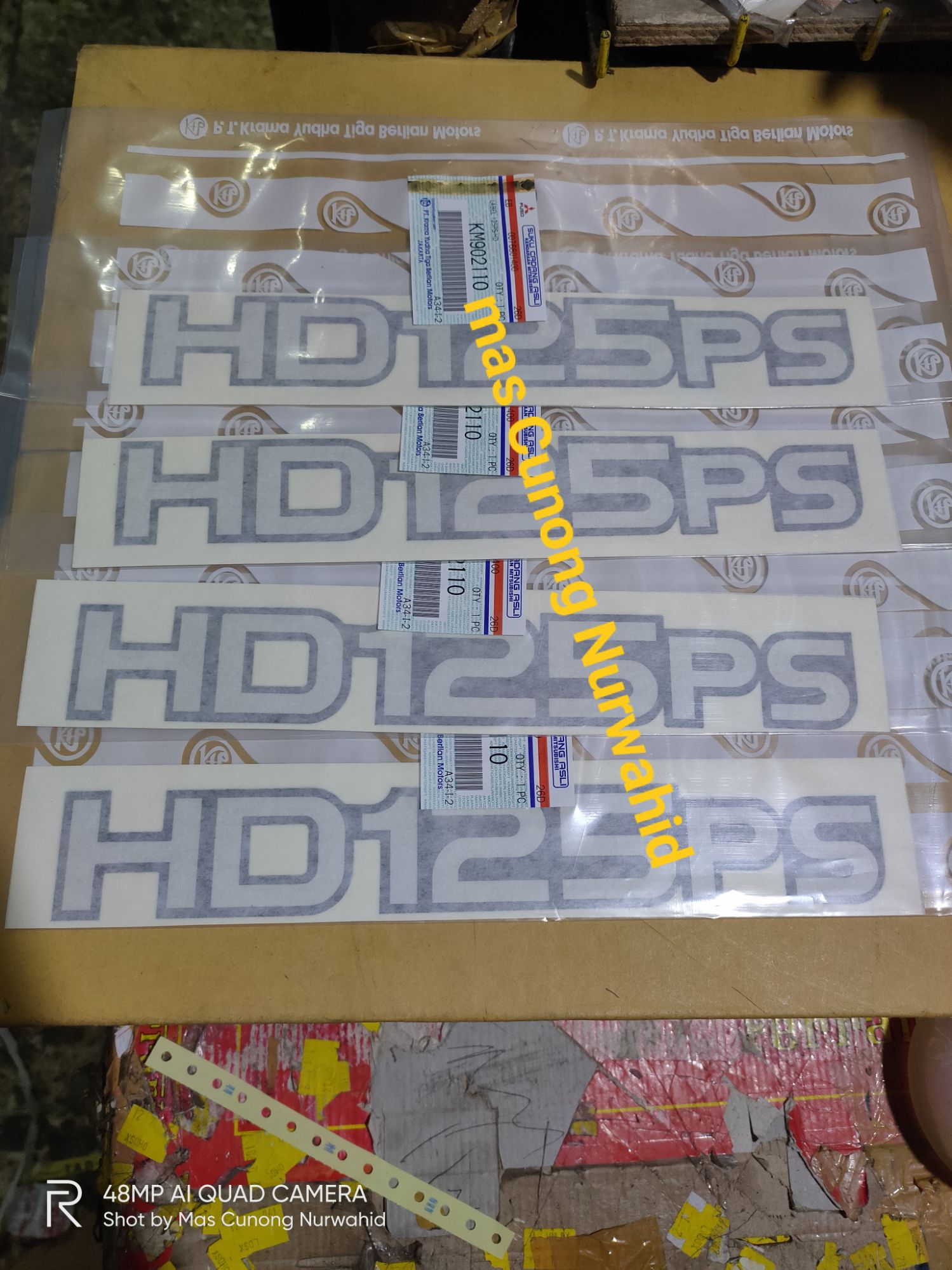 sticker logo hd125ps Canter original | Lazada Indonesia
