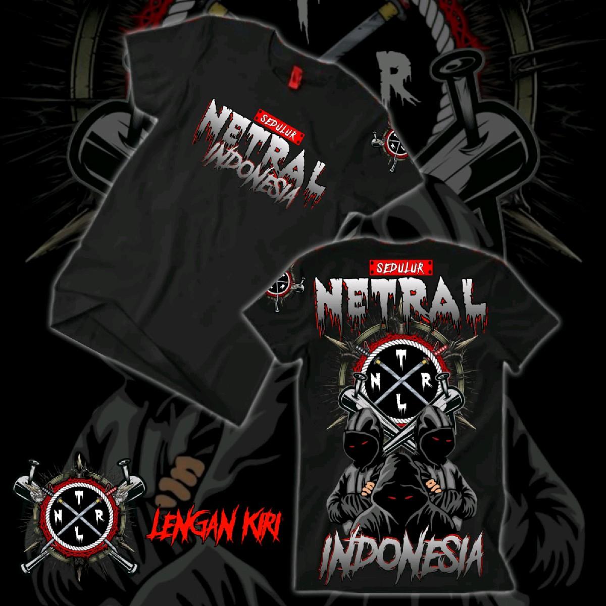 KAOS PASUKAN WONG NETRAL SABLON PRINT DTF KUALITAS PREMIUM BISA COD ...