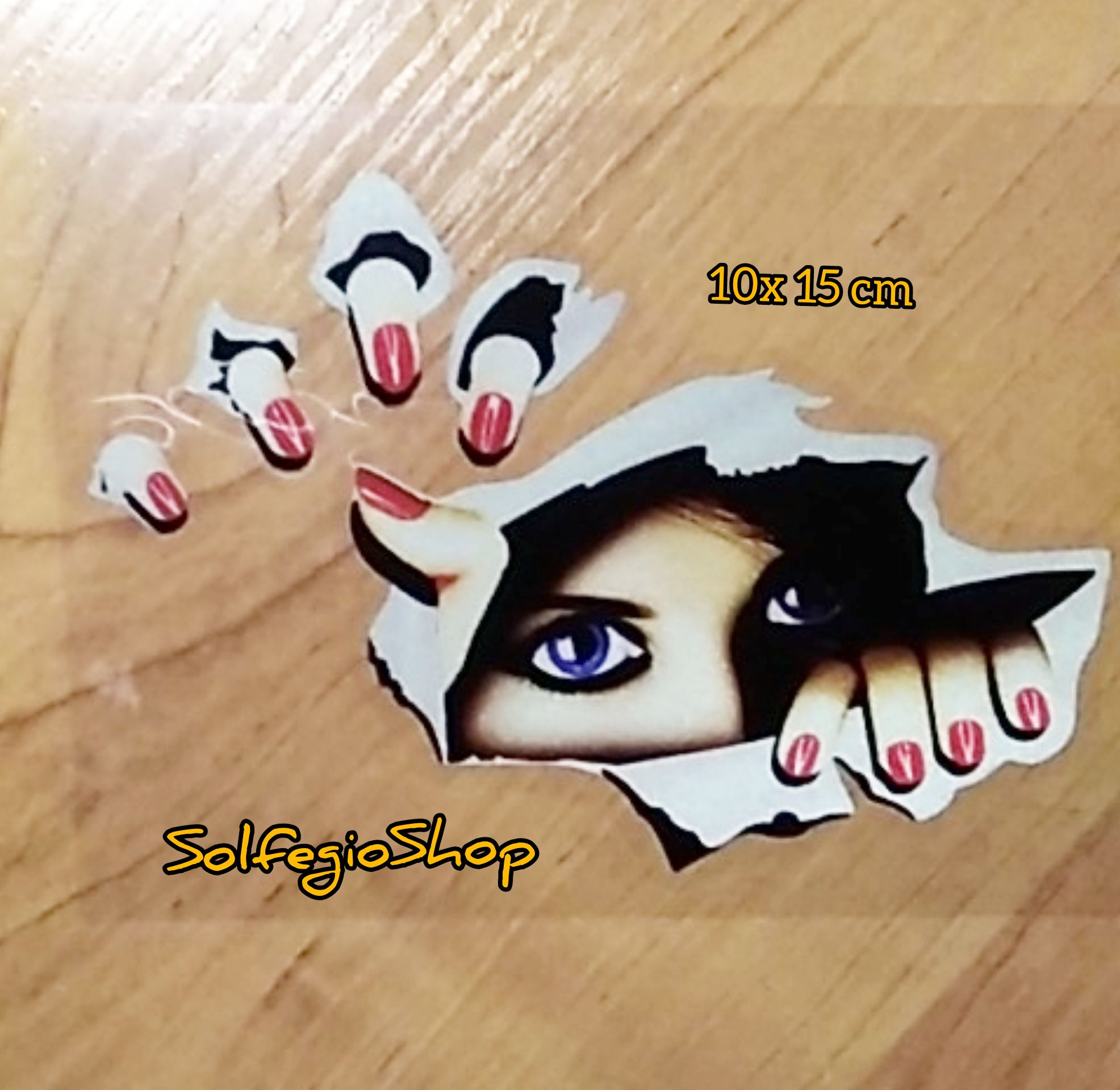Stiker Mobil Motor Mata Mengintip Mata Wanita mengintai | Lazada Indonesia