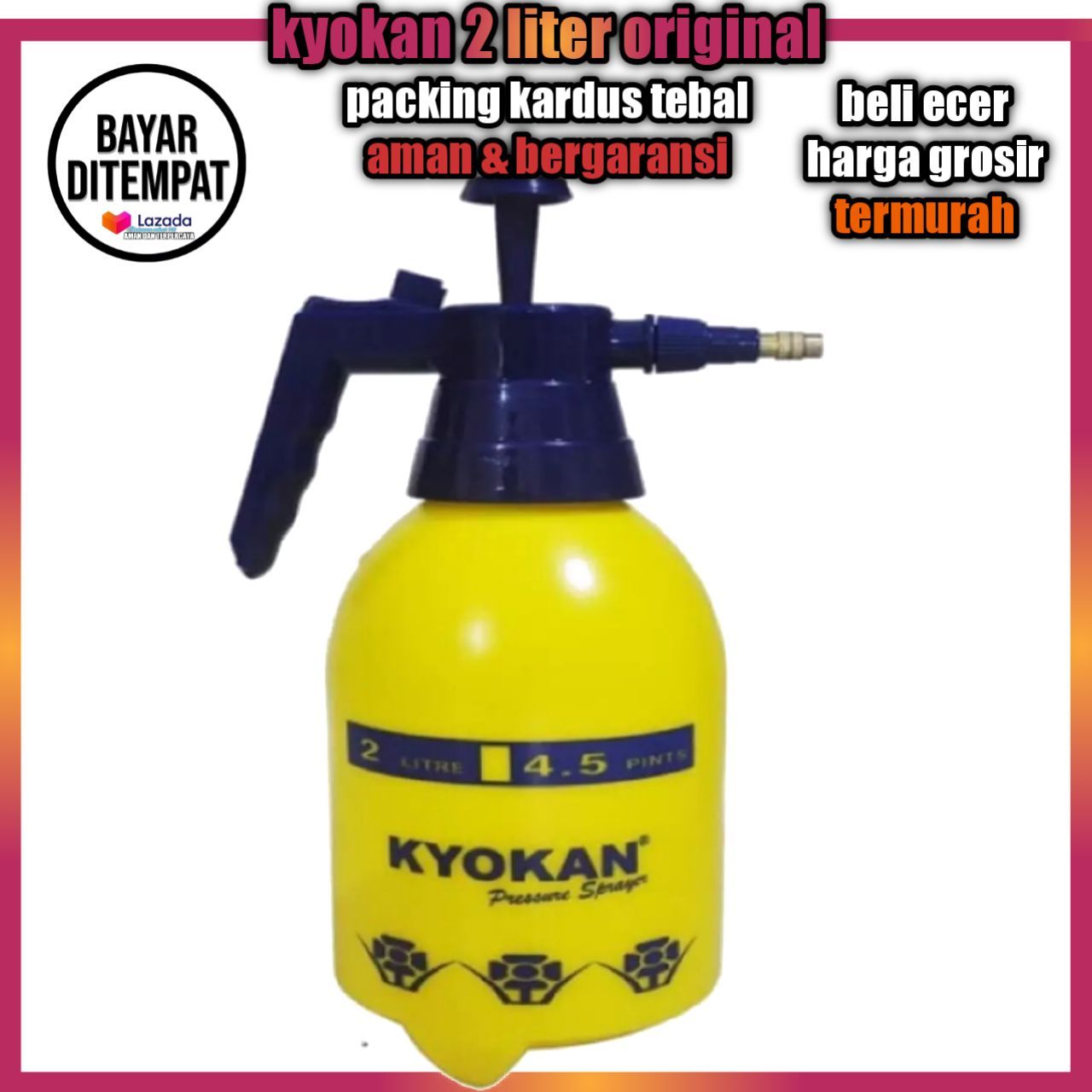 KYOKAN 2 L //pressure spray 2 Liter//botol sprayer 2 Liter | Lazada ...