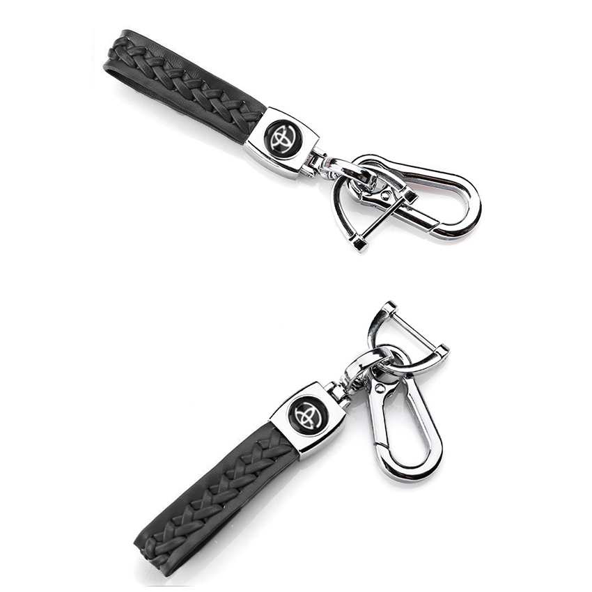 【Ready Stock】Gantungan Kunci Kulit Keychain Mobil Car Logo Toyota/Honda ...