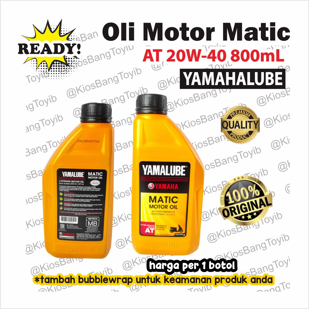 Oli Motor Matic Yamaha Yamalube ORI 20W 40 800mL 0.8L Engine Oil Matic ...