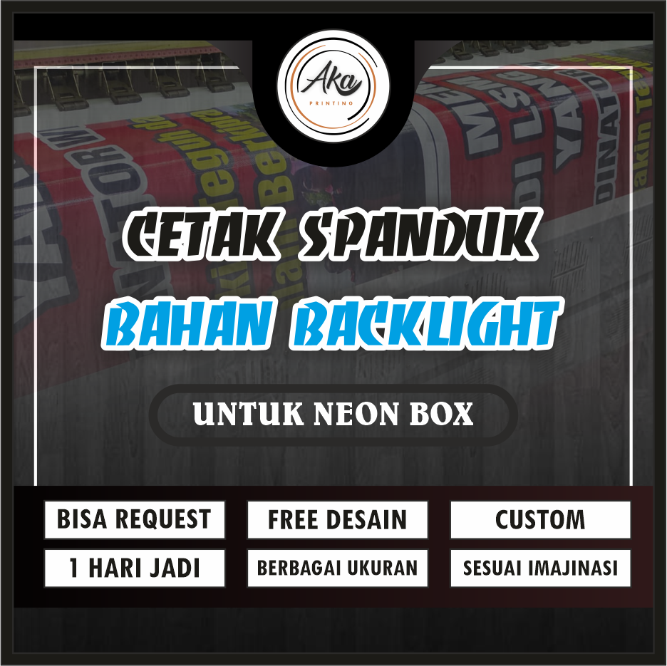 spanduk bahan Backlight untuk Neon Box | Lazada Indonesia