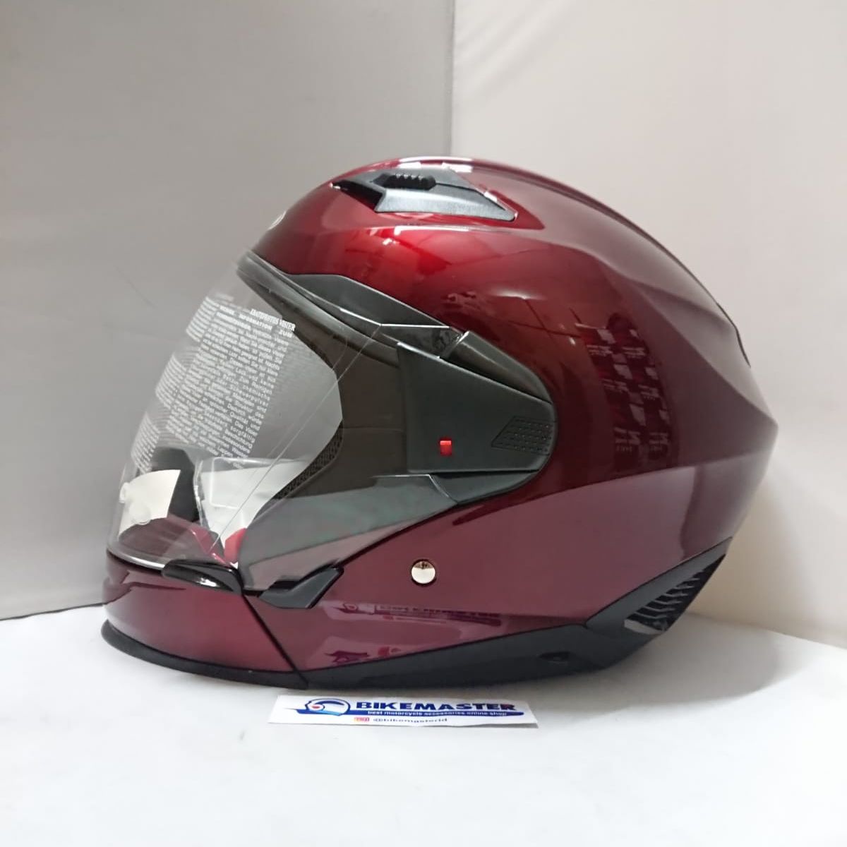 Helm Zeus ZS-611C Wine Red Modular | Lazada Indonesia