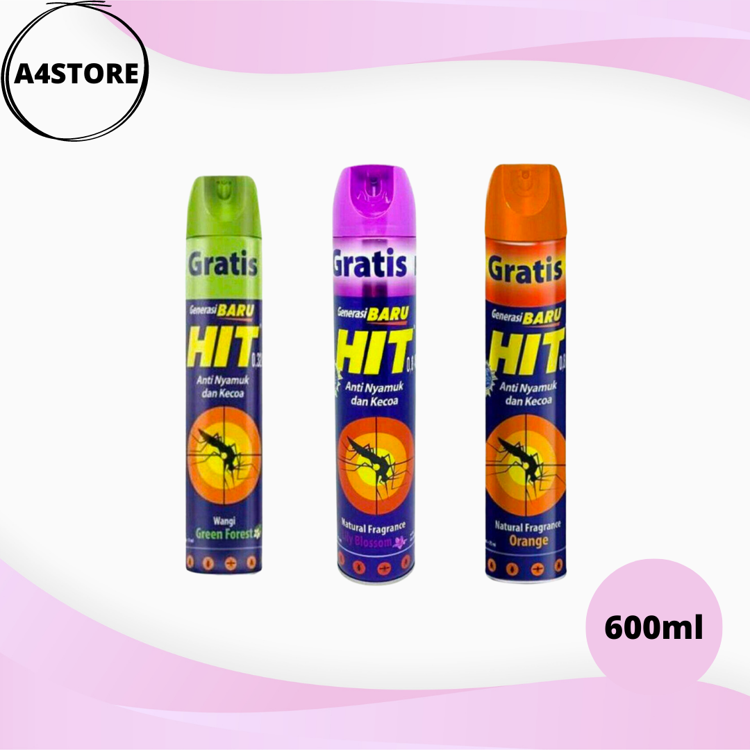 HIT Obat Nyamuk Aerosol 600ml | Lazada Indonesia