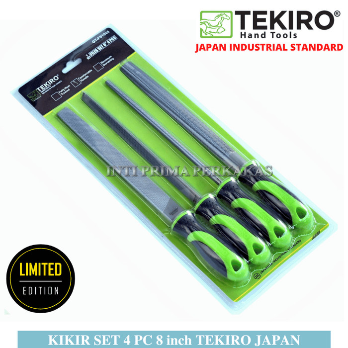 Tekiro Kikir Set 4pcs 8inch / Kikir Besi Set 8" / Plat Bulat Segitiga ...