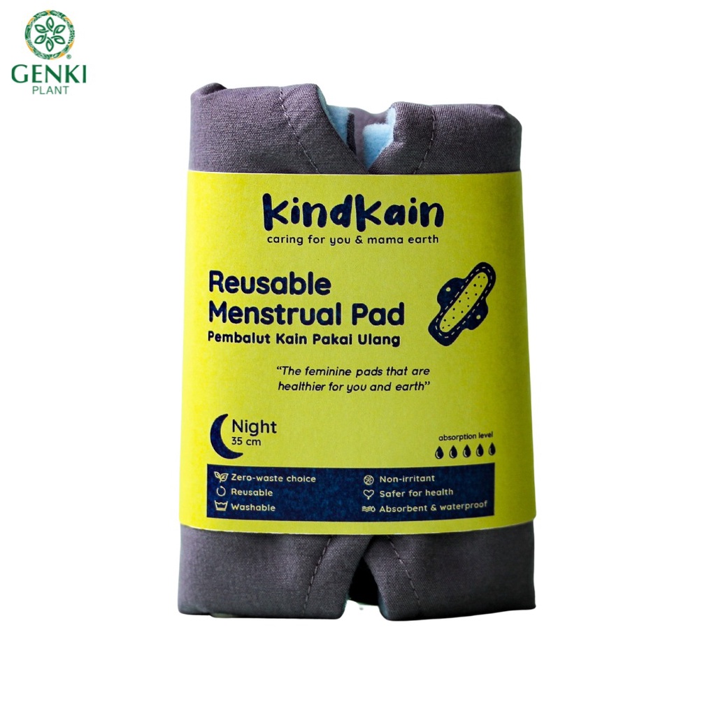Kindkain Reusable Menstrual Pad / Pembalut Kain Pakai Ulang | Lazada ...