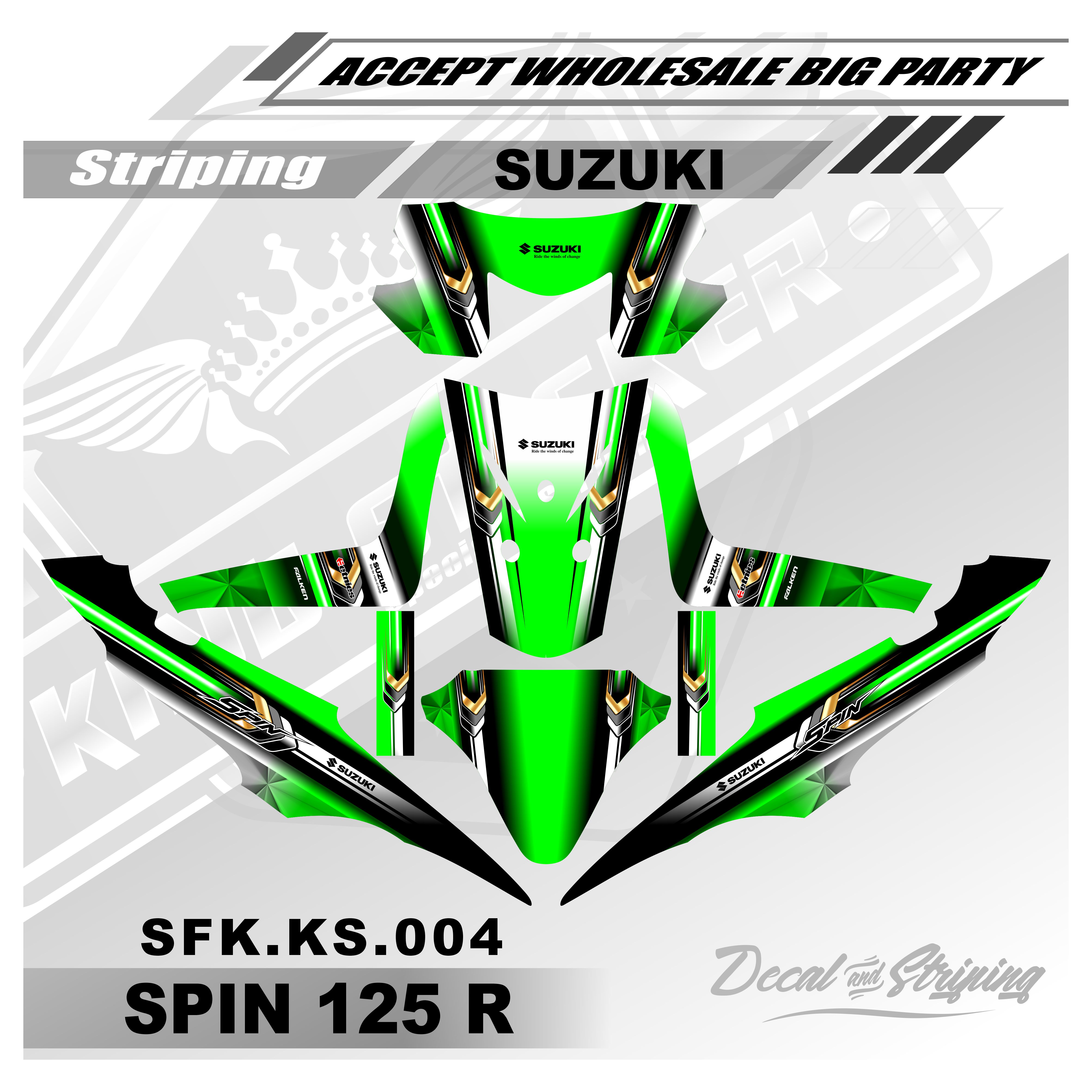 Sticker Striping Decal Full Body Suzuki Spin 125 R - Sticker Striping ...