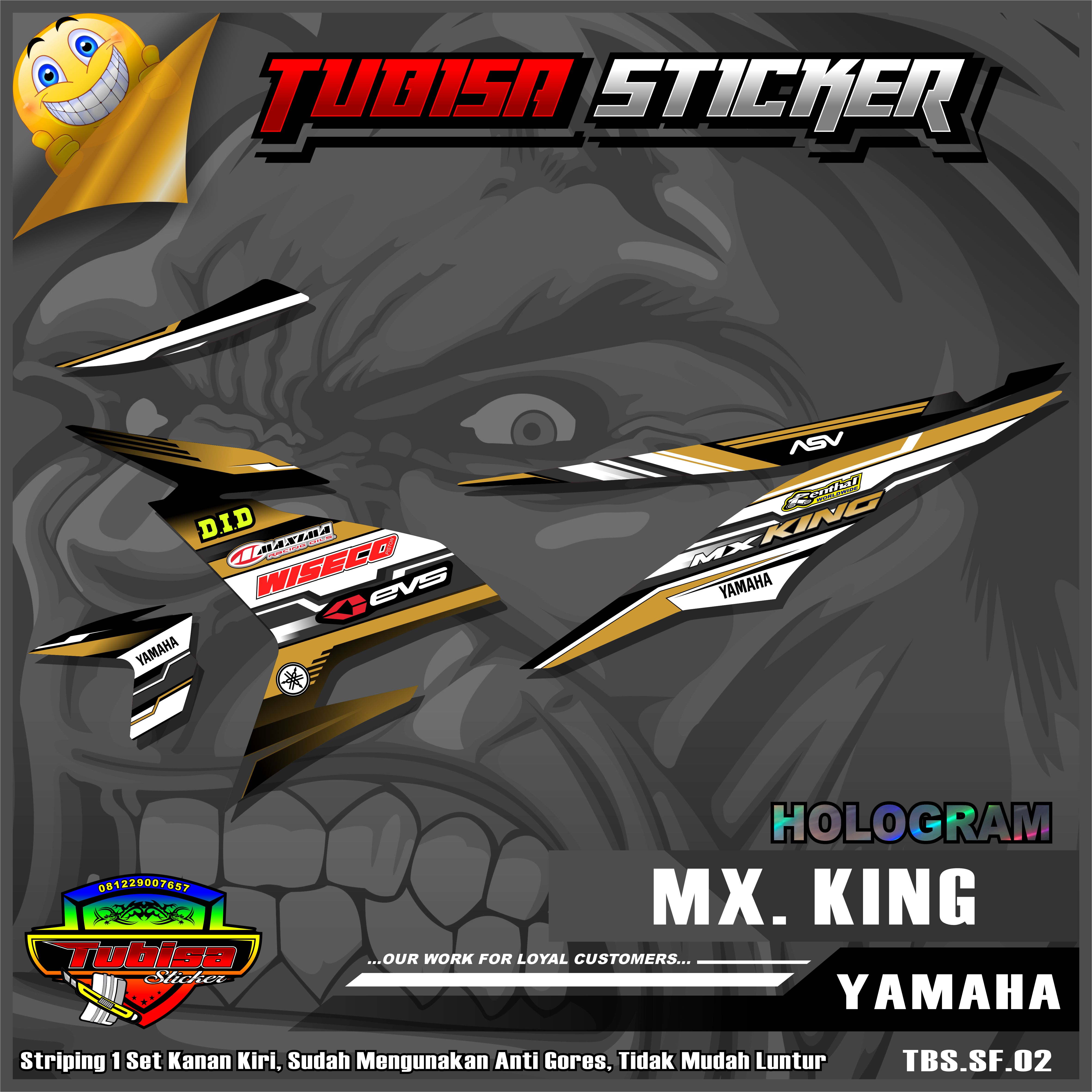Sticker Striping Variasi Mx King - Stiker Striping Motor Mx King Desain ...