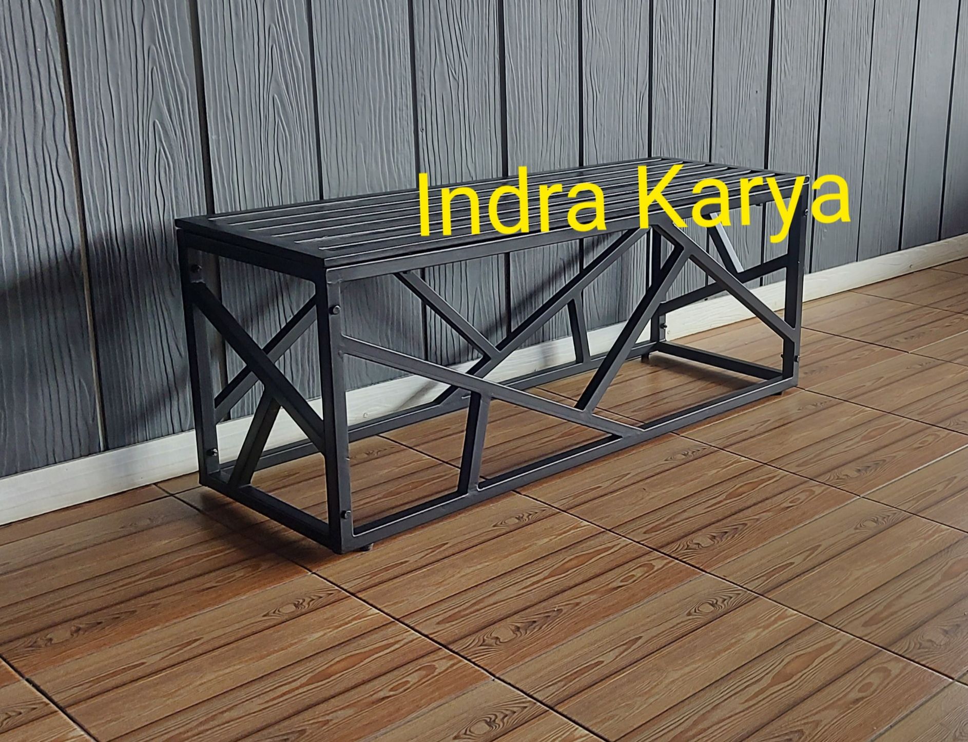 Kursi panjang / bench besi model minimalis | Lazada Indonesia