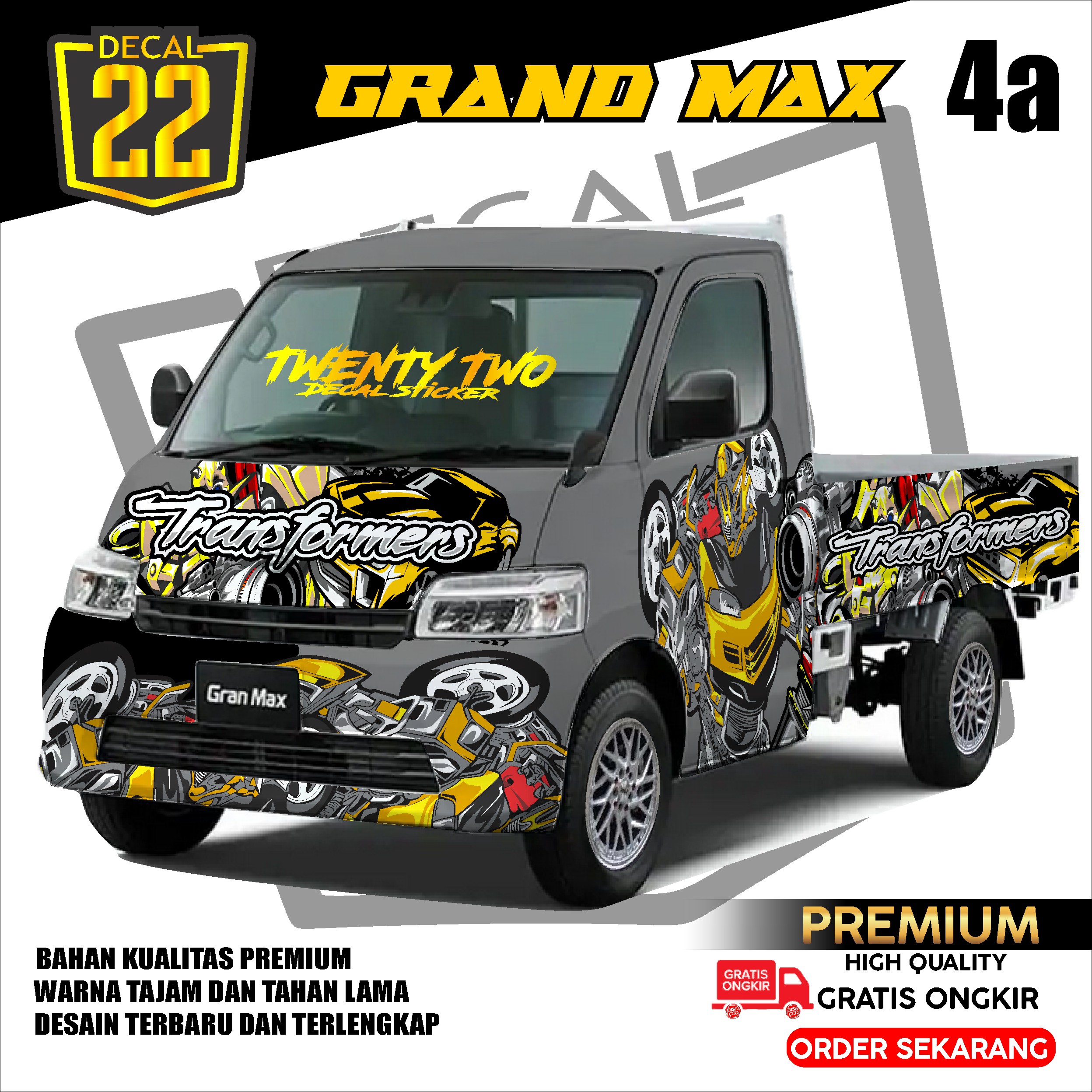 DECAL STIKER MOBIL GRAND MAX FULL BODY PICK UP DUA DUA DECAL STORE KODE ...