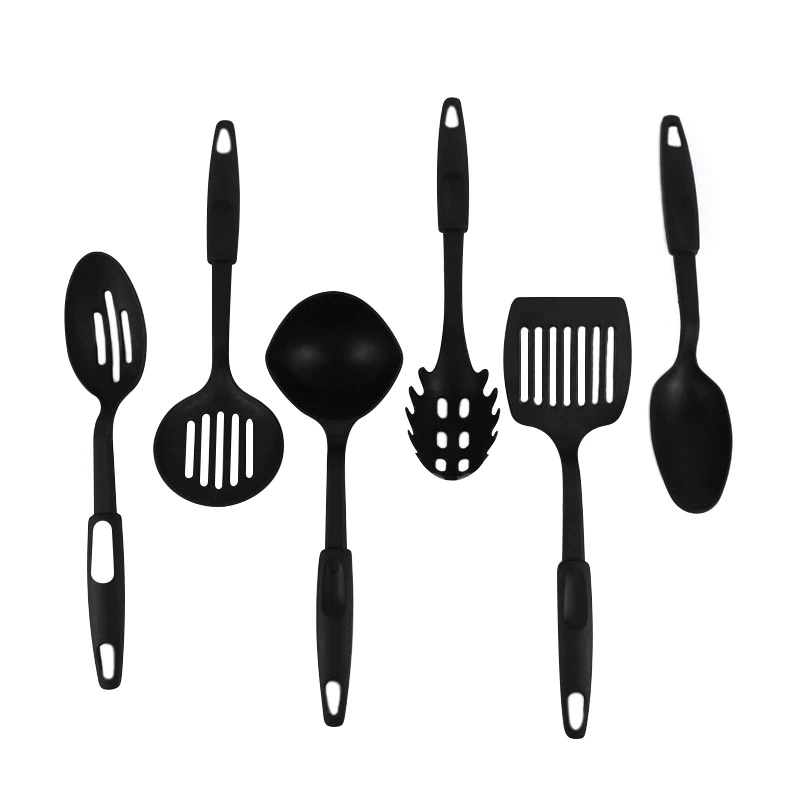 Spatula Nylon Set 6in1 Sutil Hitam (Kitchen Tools/Alat Masak) - Spatula ...