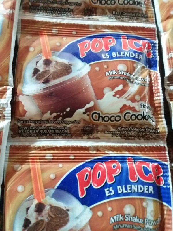 POP ICE Es Blender Choco Cookies All Varian 10pcs x 25gr Pop Ice Choco ...
