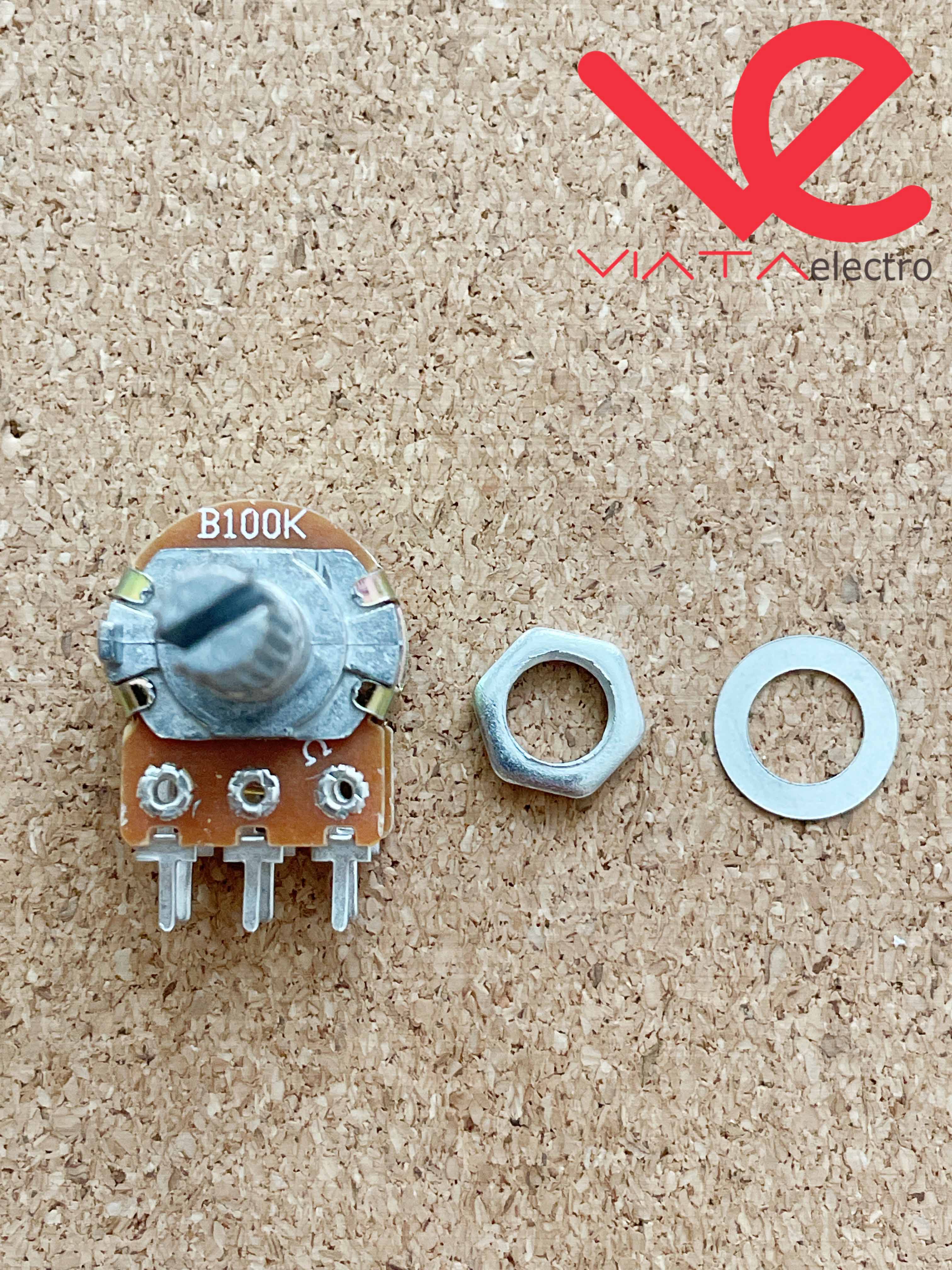 POTENSIO STEREO 100K POTENTIO POTENSIOMETER STEREO 100.000 OHM | Lazada ...