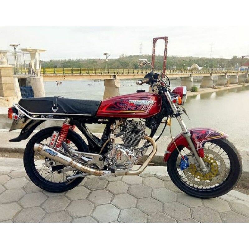 knalpot Dos Muffler Original GL 100 Pdk Stainless original racing jogja ...
