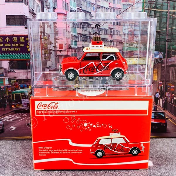 Mobil Mainan Miniatur Die Cast Mobil Tiny Mini cooper MK1 Skala 1:50 ...