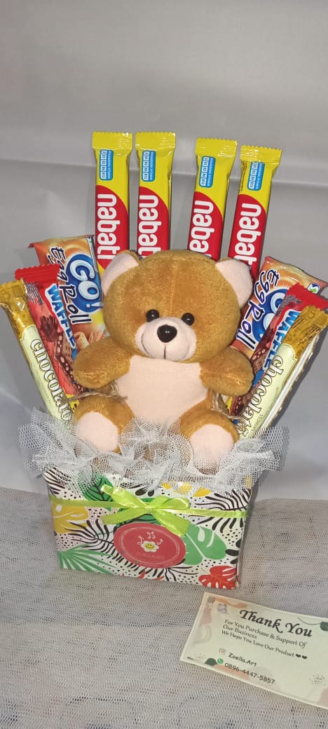 Bloom Box Snack / Snack Box / Snack Birthday / Buket Snack dan Boneka ...