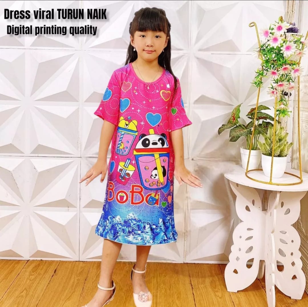 NS - DRES BOBA TURUN NAIK VIRAL TIK TOK 2022 / DRESS VIRAL NAIK TURUN ...