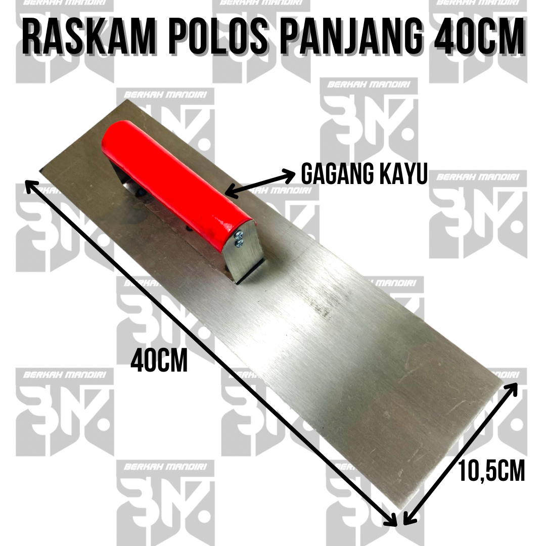 Raskam Baja 40cm/Roskam Acian/Trowel Plester Plaster Alat Acian Semen ...